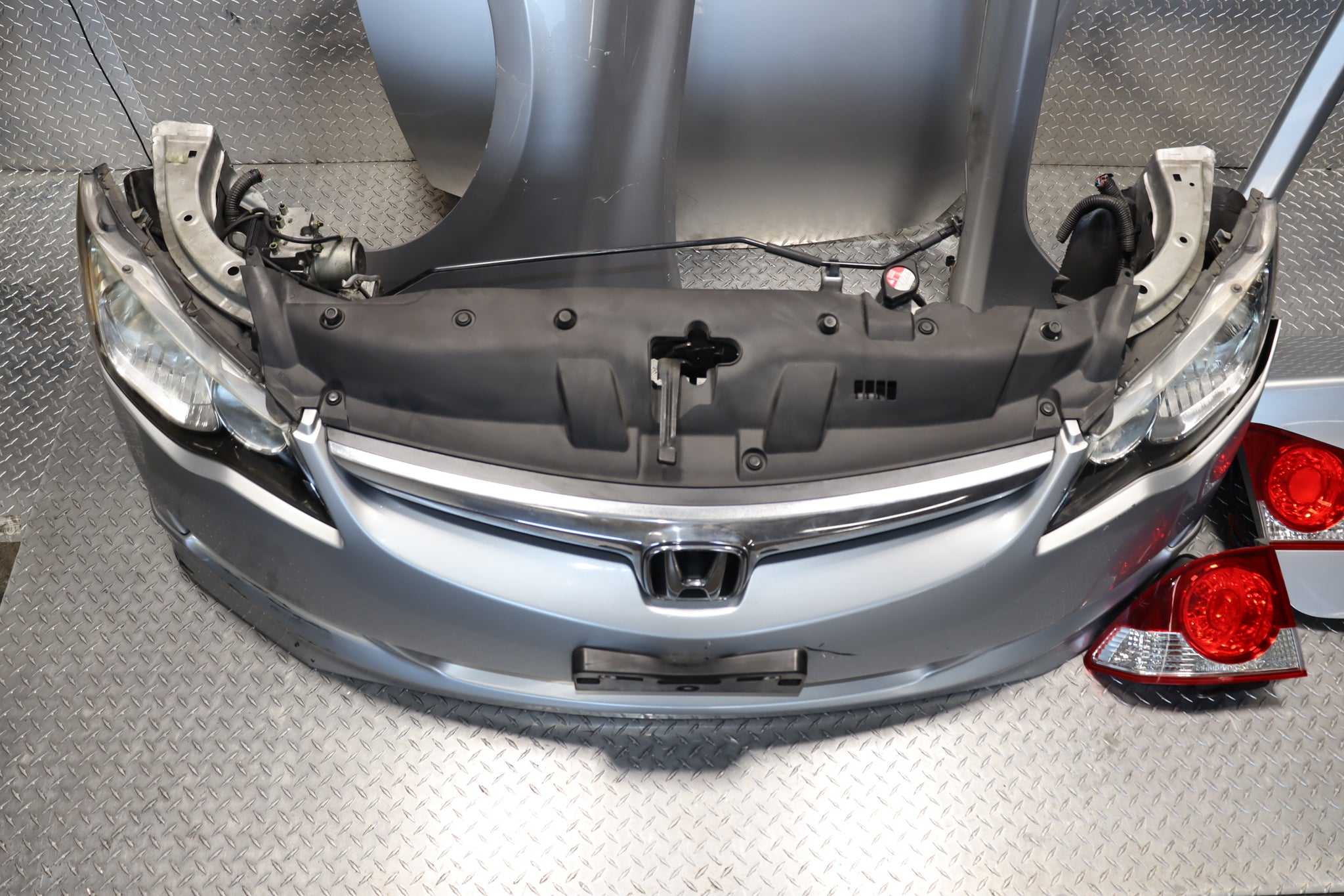 JDM HONDA CIVIC FD2 ACURA CSX FRONT NOSE CUT AND REAR END CONVERSION S ...