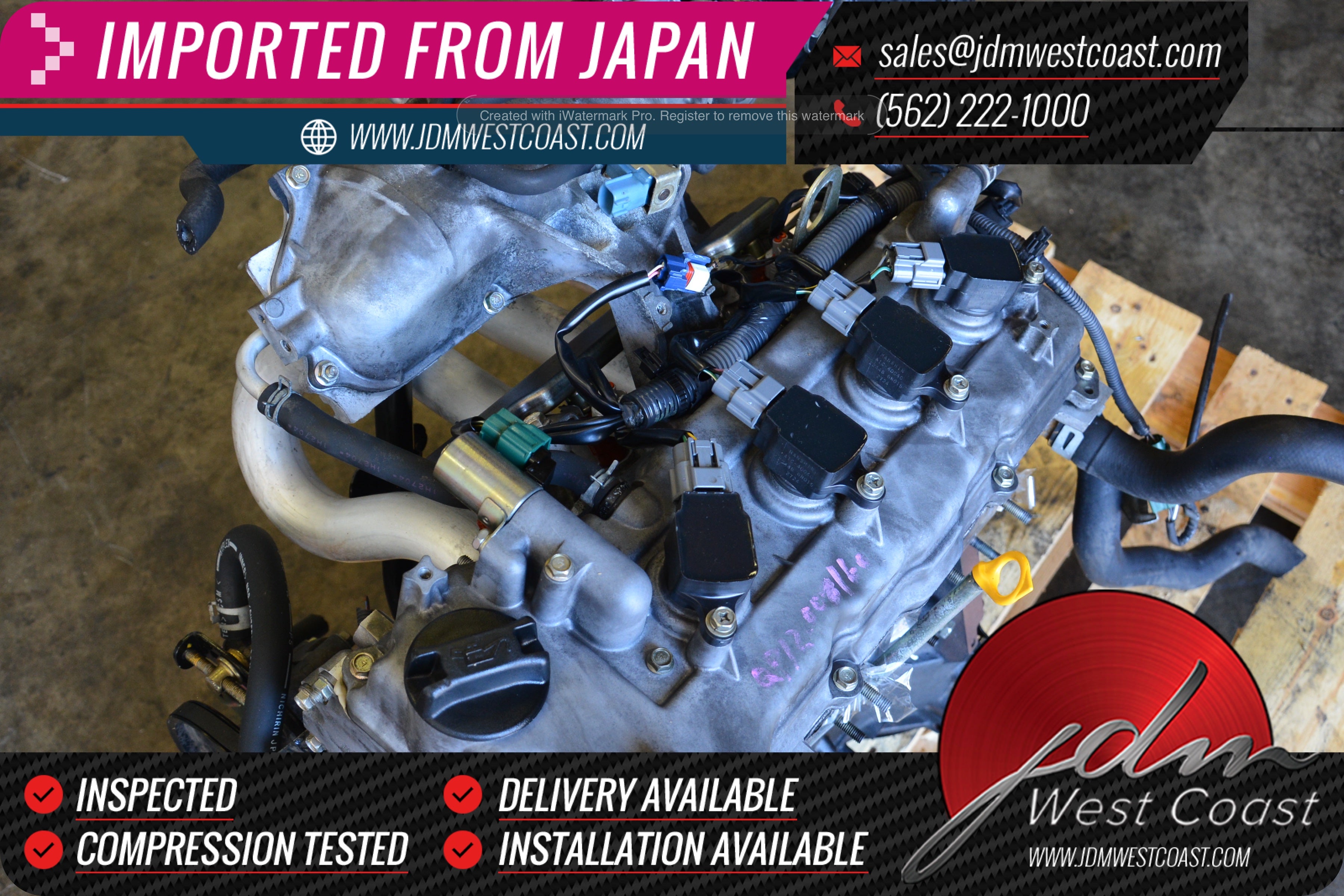 JDM QG18DE 03-06 NISSAN SENTRA 1.8L DOHC ENGINE ONLY 4CYL – JDM Westcoast